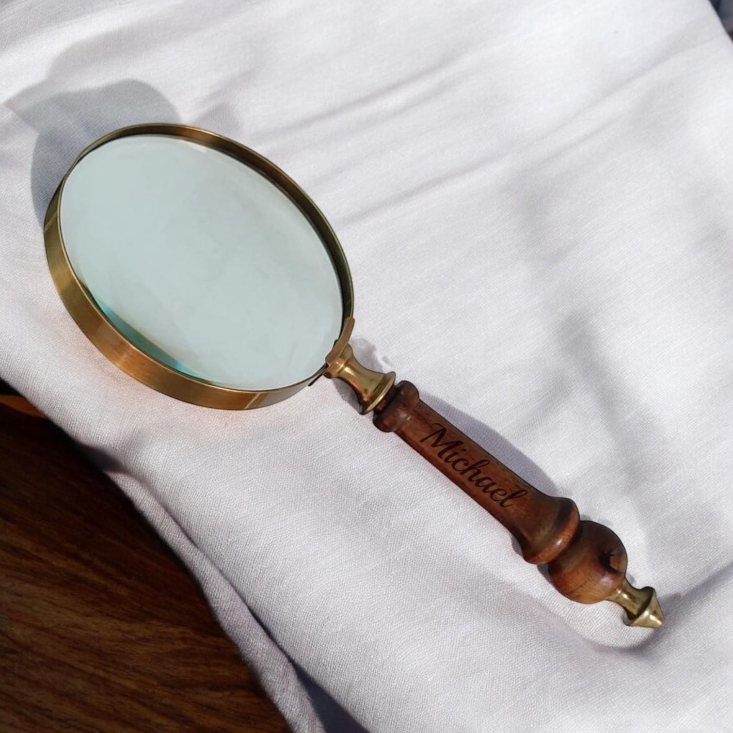 Personalized MAGNIFYING GLASS Magnifier Book Lover Reading Reader ...