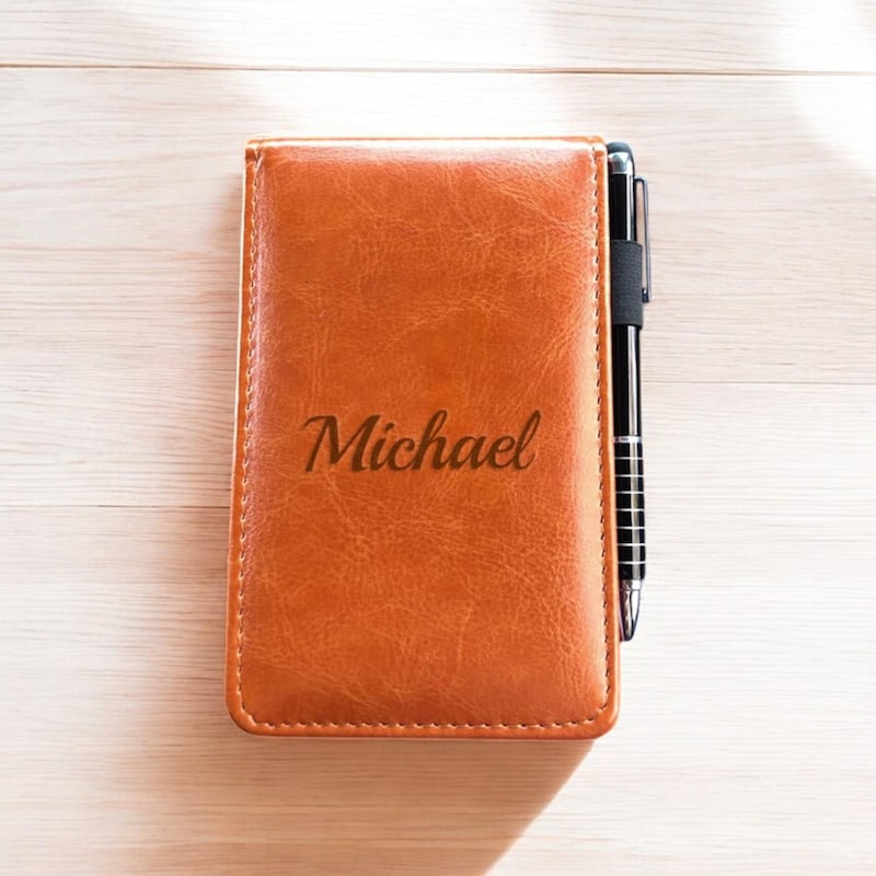 Leather Notepad - Etsy