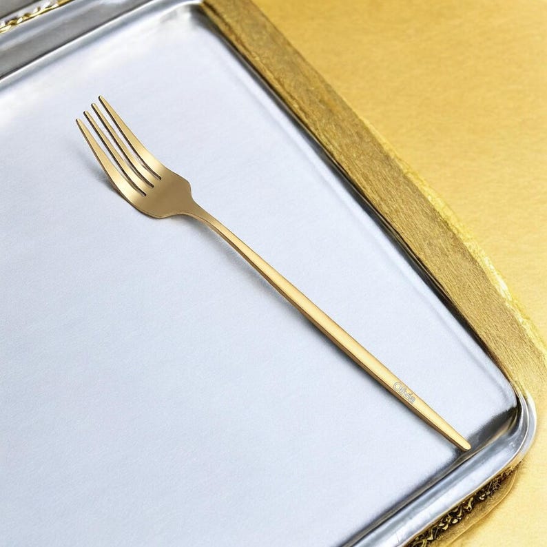 Personalized FORK Dinner Long Dinnerware Utensil Wedding Groomsmen Gift ...