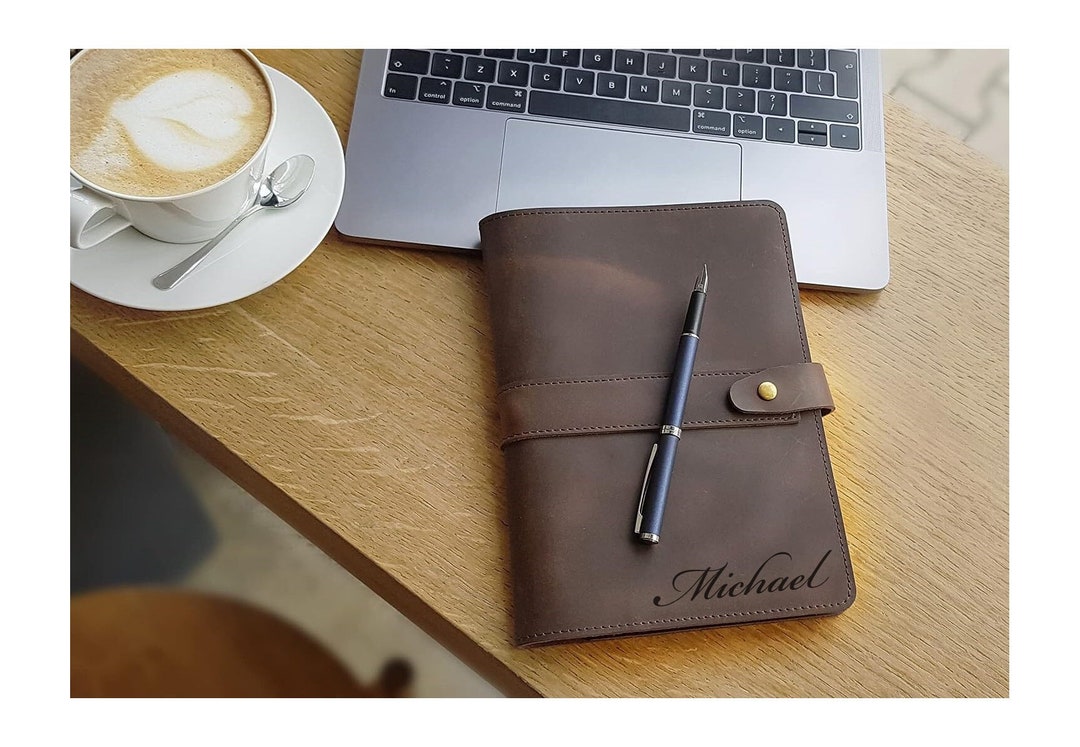 Personalized LEATHER JOURNAL for Men Women Travel Diary Notebook ...