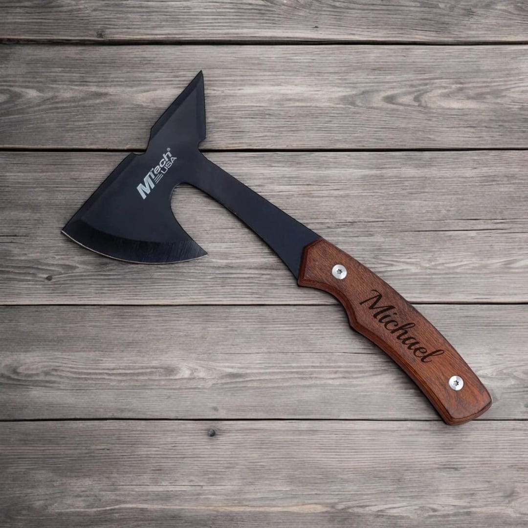 Personalized AXE Hatchet Throwing Axes Groomsmen Gift for Dad Best Man ...