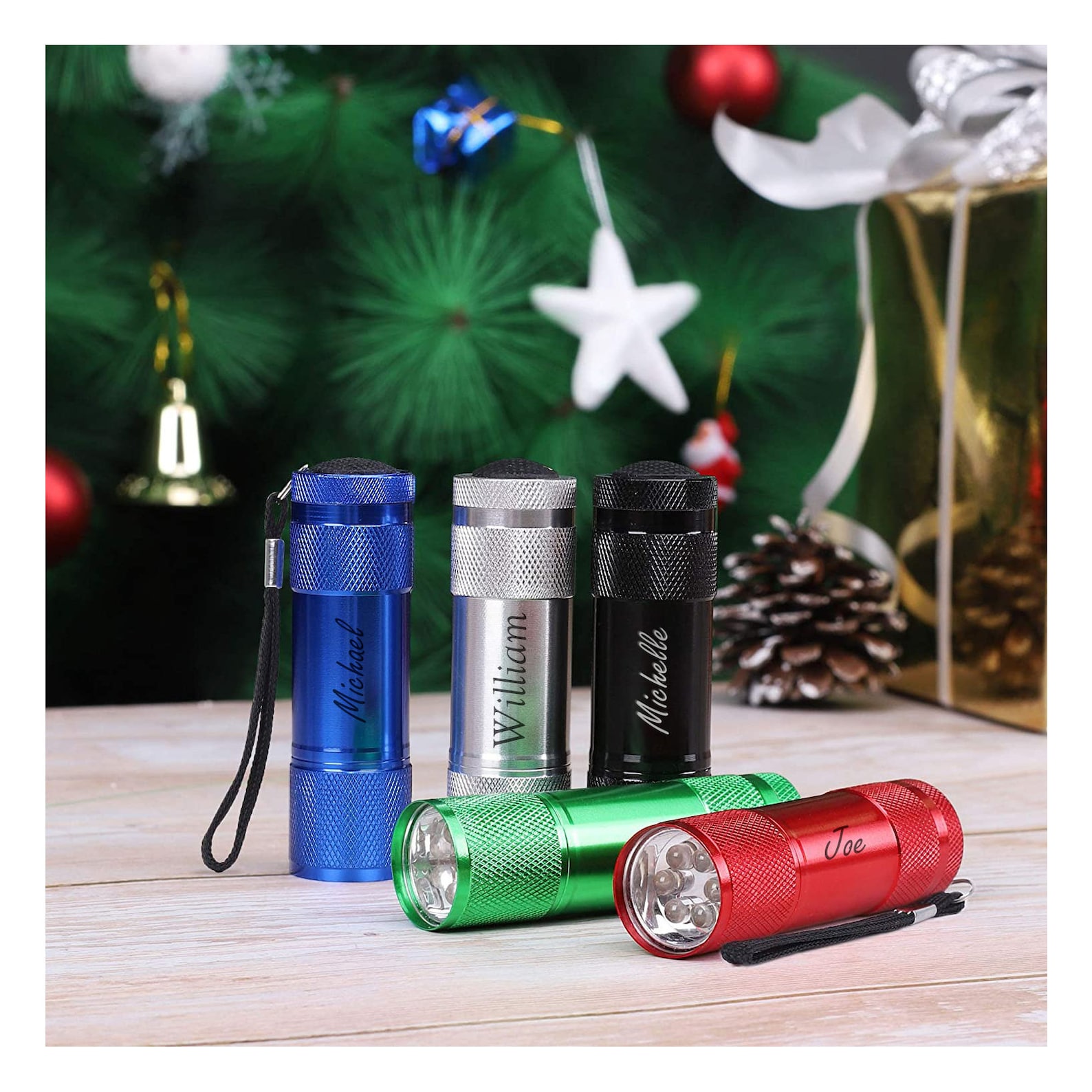 Personalized LED Flashlight Flash Light Keychain Lanyard - Etsy