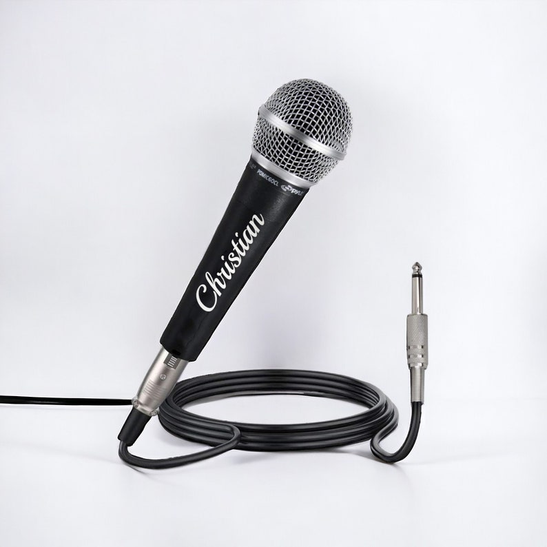 Personalized Vocal Microphone Wired Karaoke Singing Singer Birthday ...