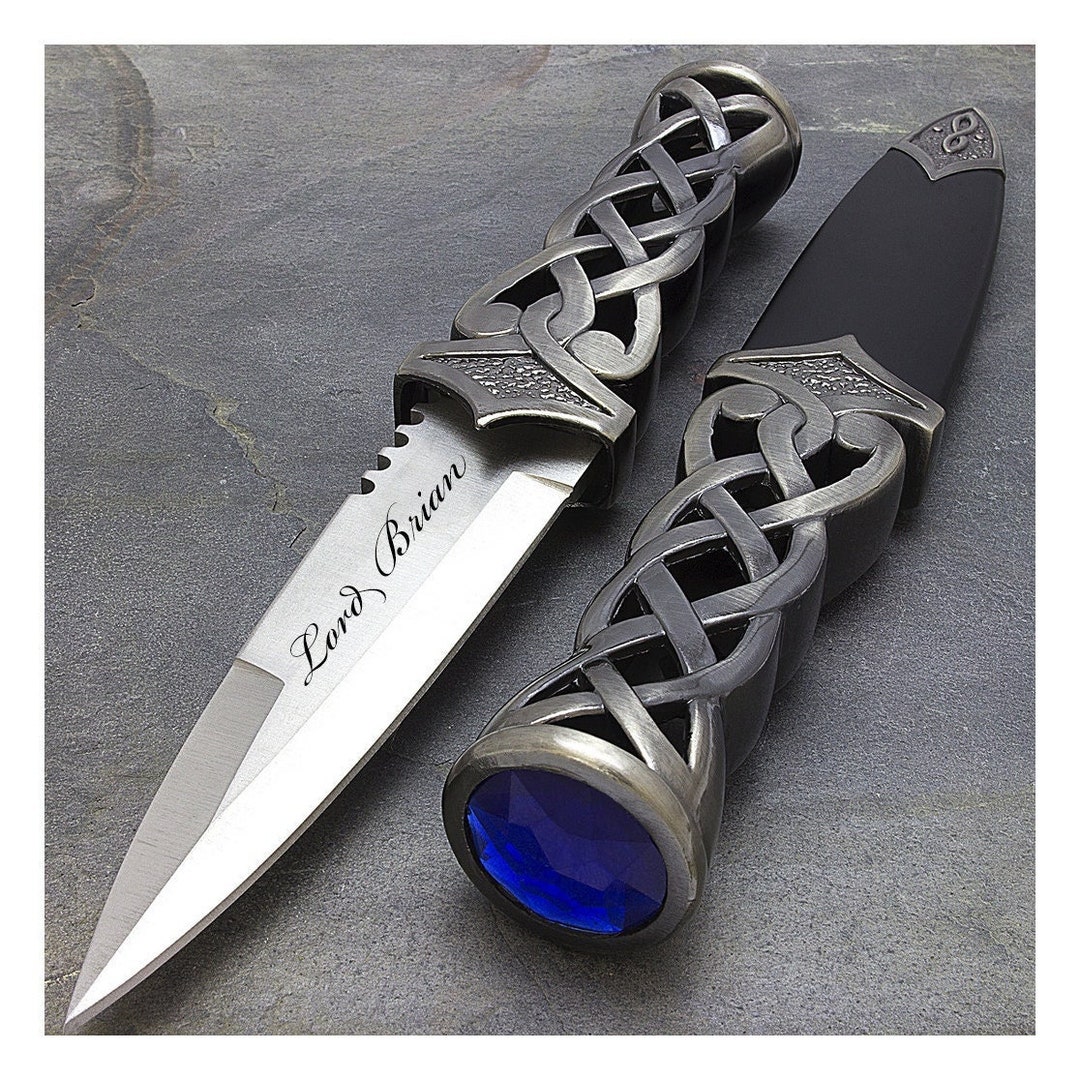 Personalized FANTASY DAGGER & SHEATH Medieval Swords Daggers Cosplay ...