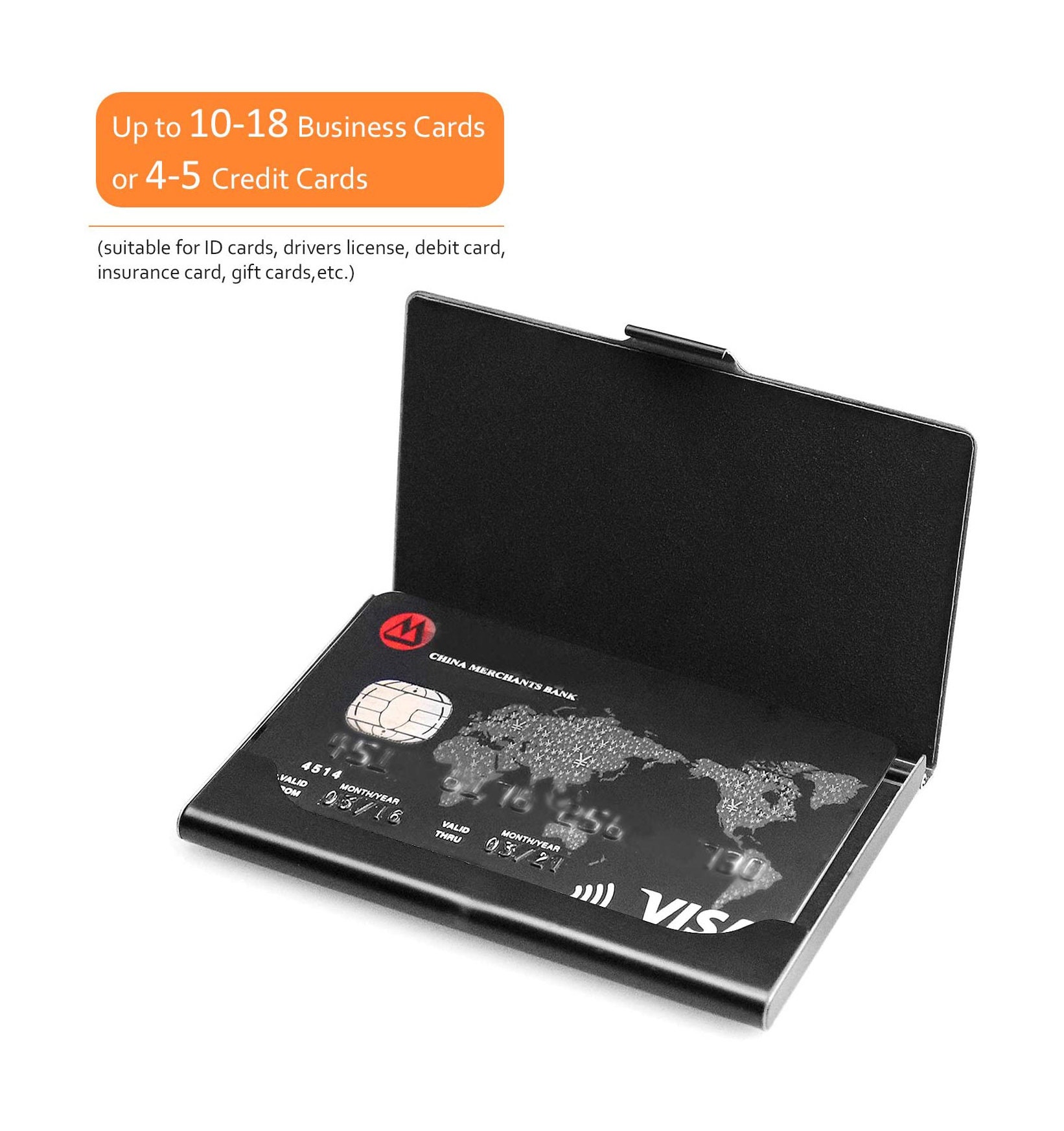 Personalized BUSINESS CARD HOLDER Case Office Desk Corporate Work Boss ...