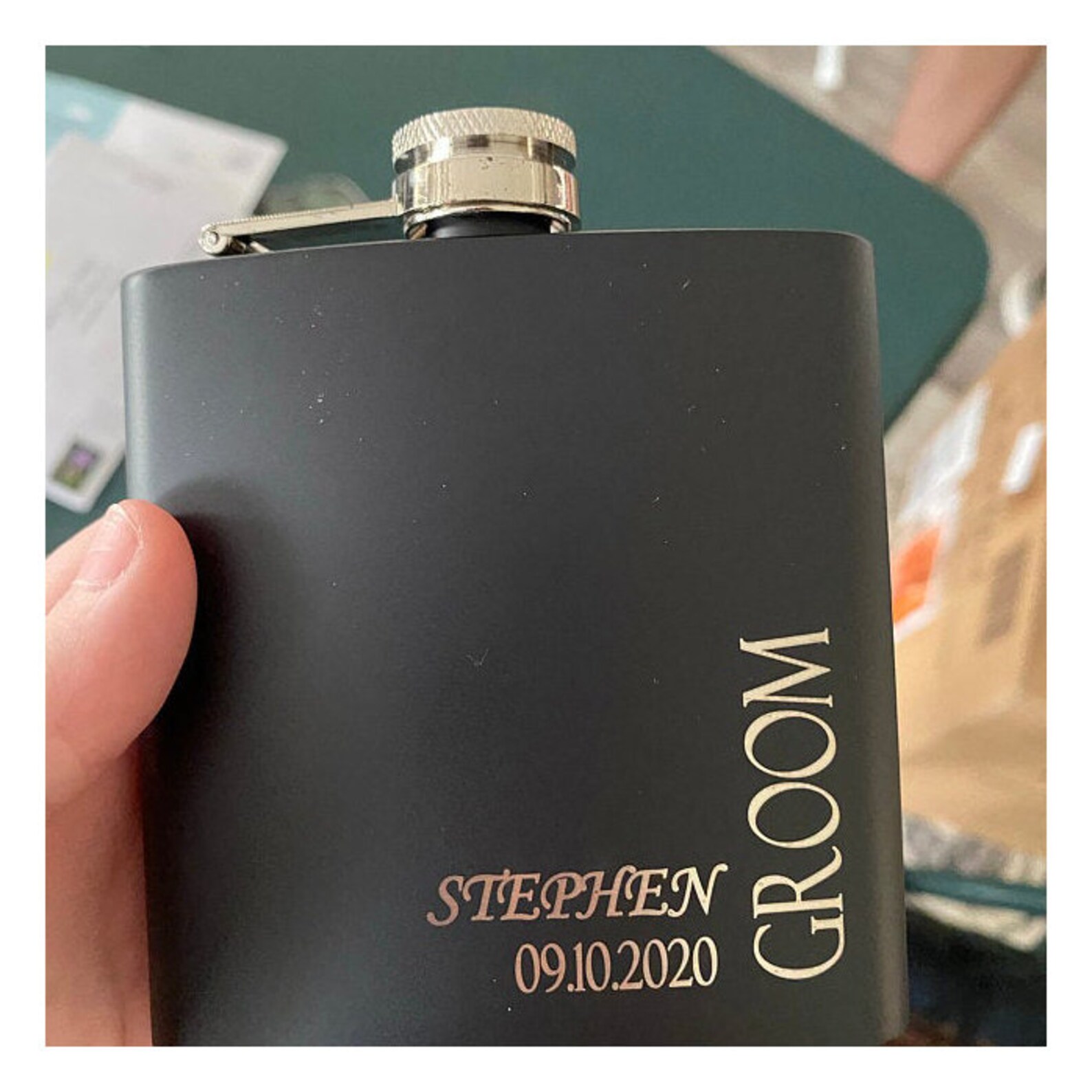 Personalized GROOMSMEN FLASK for Men Best Man Groom Birthday Gift for ...