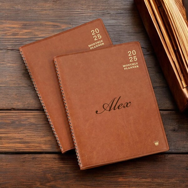 Leather Planner - Etsy