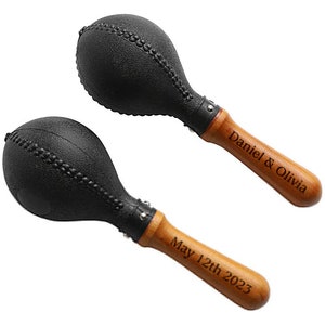 Personalized MARACAS Shaker Chac-chac Rumba Tamaracas Maraquero Gift ...