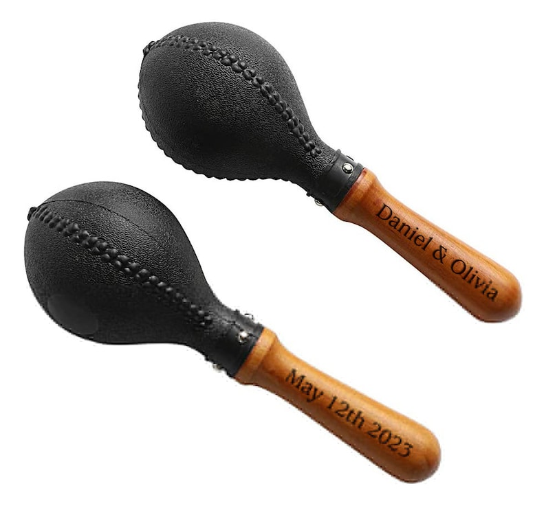 Personalized MARACAS Shaker Rumba Tamaracas Maraquero Birthday Gift for ...