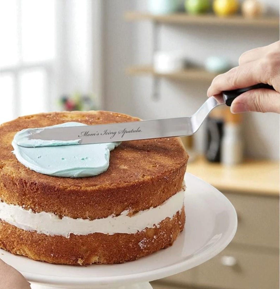 Personalized ICING SPATULA Cake Baking Kitchen Home Birthday Gift for ...