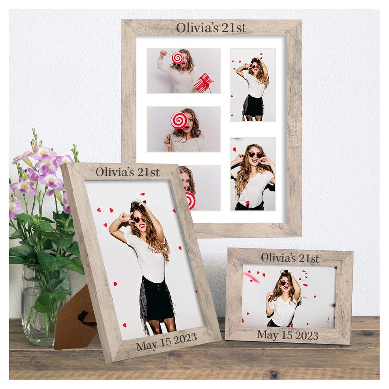 Personalized PICTURE FRAME Groomsmen Birthday Gift for Her Women Mom ...