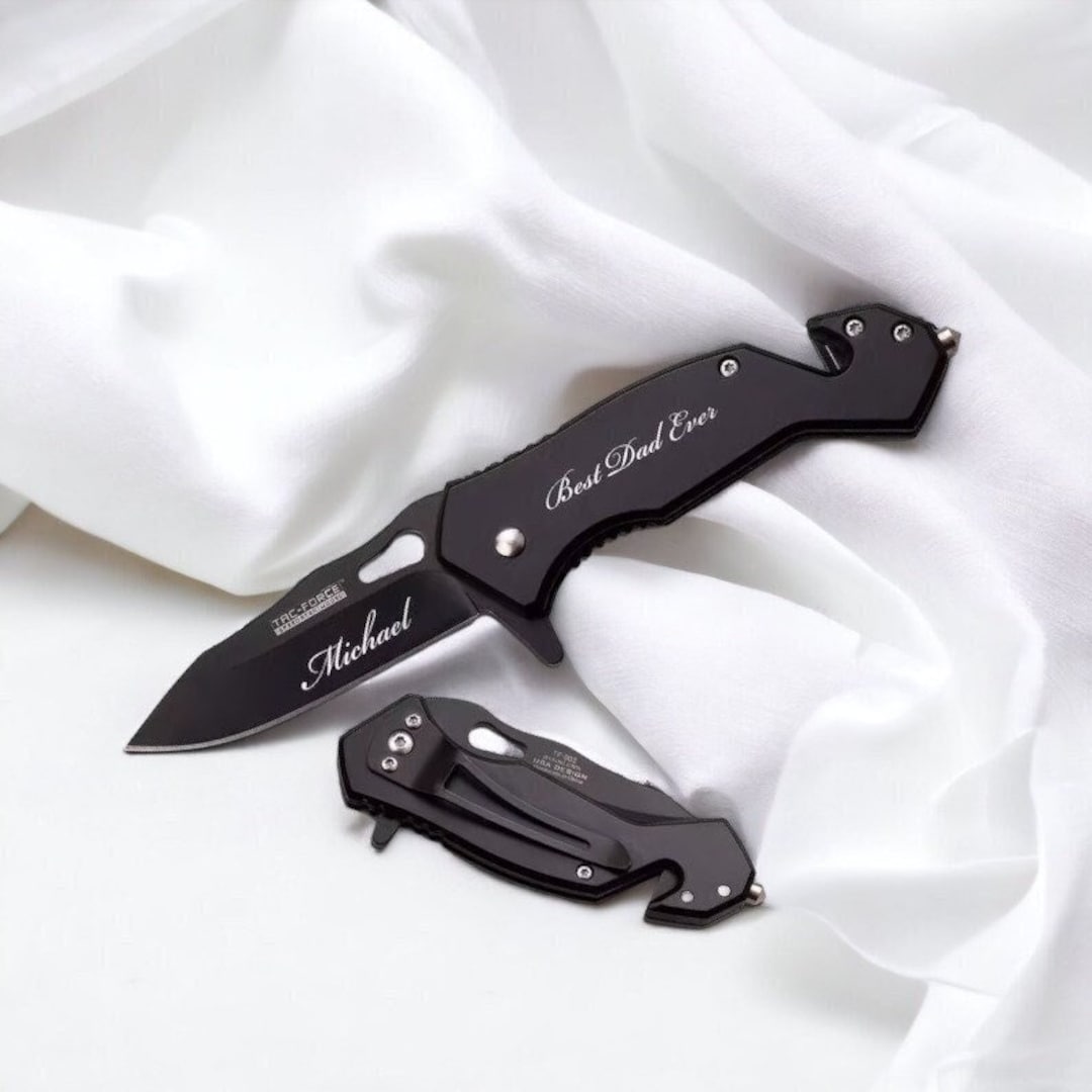 Personalized POCKET KNIFE for Men With Clip Knives Engraved Multitool ...