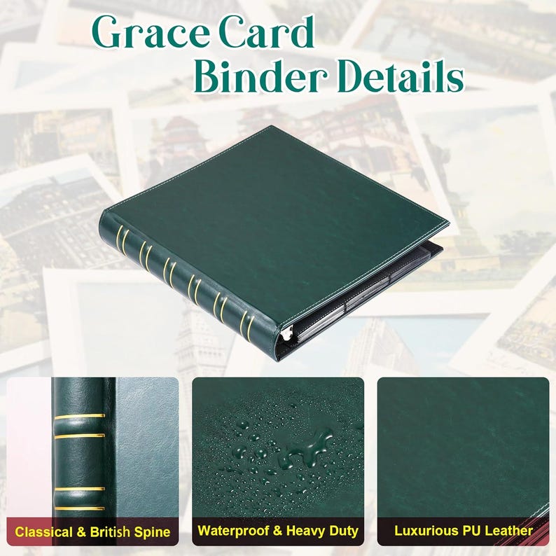 Personalized TRADING CARD Binder TCG Album Holder Sports Card Collector ...
