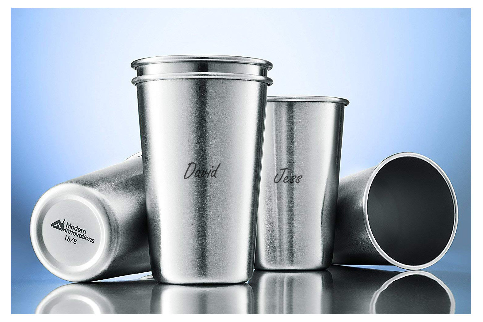 Personalized Stainless Steel Pint Cup Tumblers Cup Mug Birthday Gift ...
