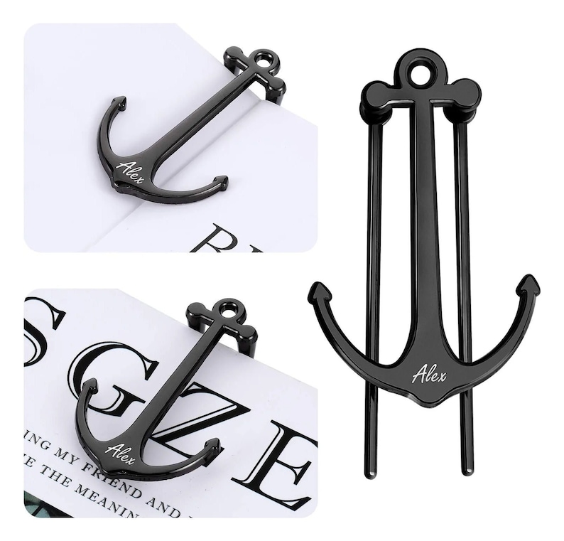 Personalized ANCHOR BOOKMARK Book Marks Teacher Birthday Gift for Him ...