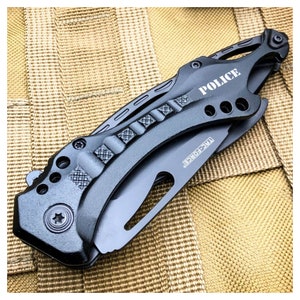 Personalized POLICE POCKET KNIVE for Knives Law Enforcement Officer Cop ...