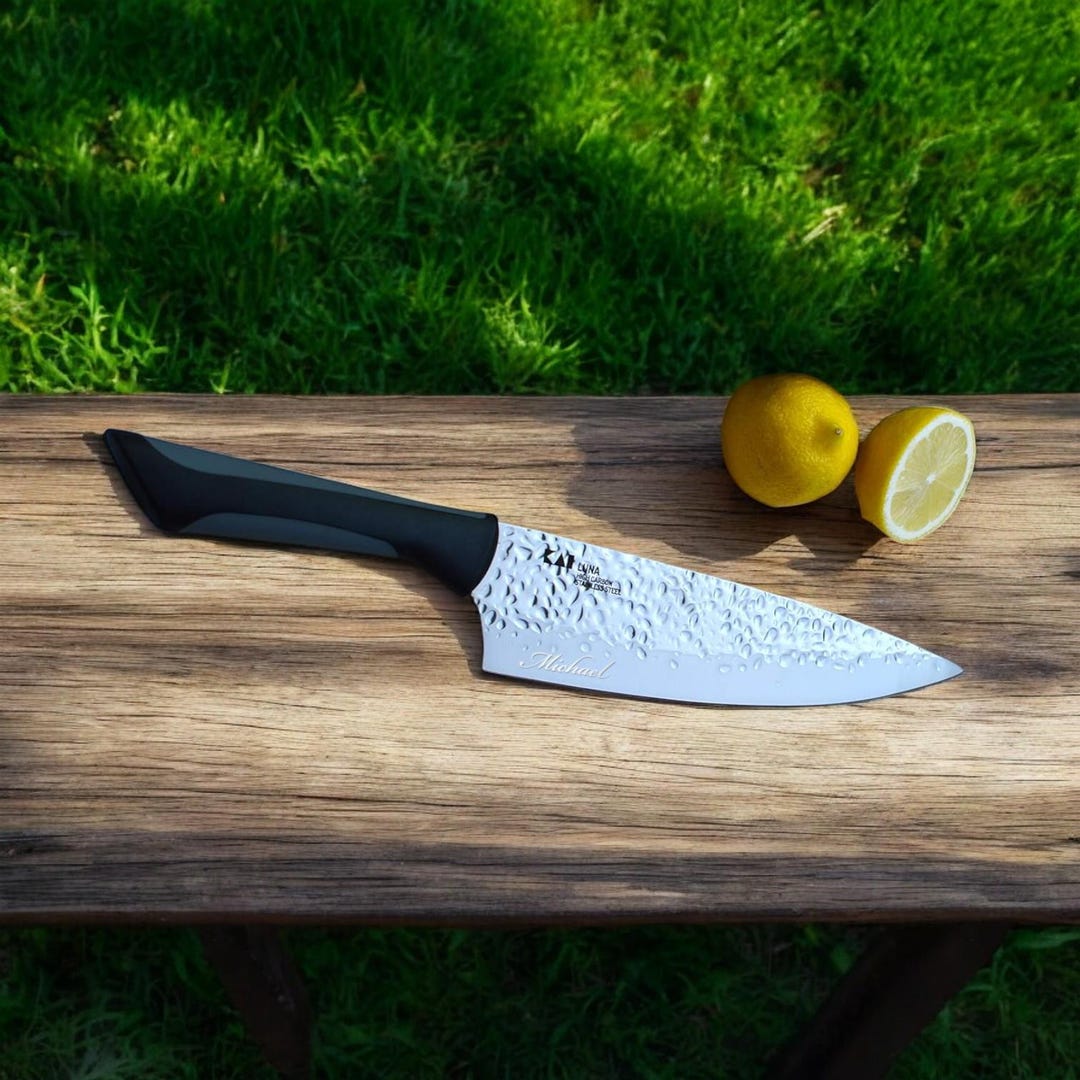 Personalized CHEFS KNIFE & SHEATH Set Chef Knive Custom Engraved Home ...