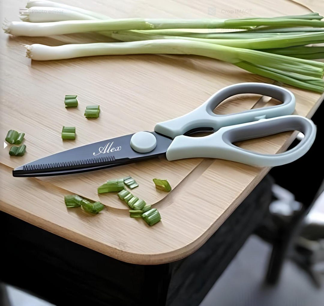Personalized KITCHEN SCISSORS Shears Home Housewarming Cooking Chef ...