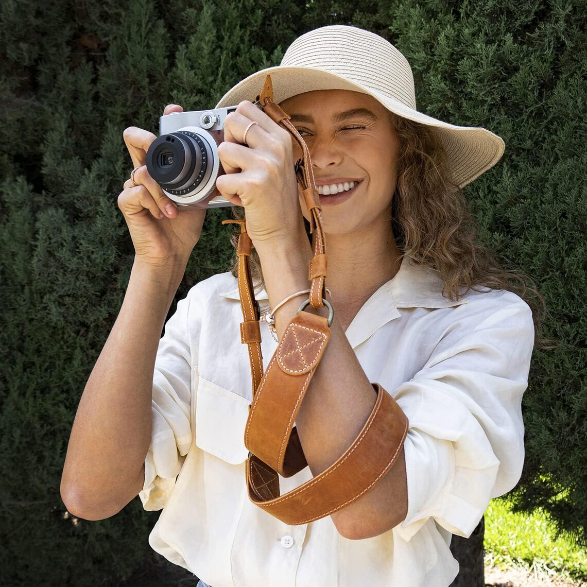 Personalized Leather Camera Strap DSLR & SLR Shoulder Neck Strap ...