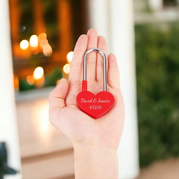 Heart Lock - Etsy