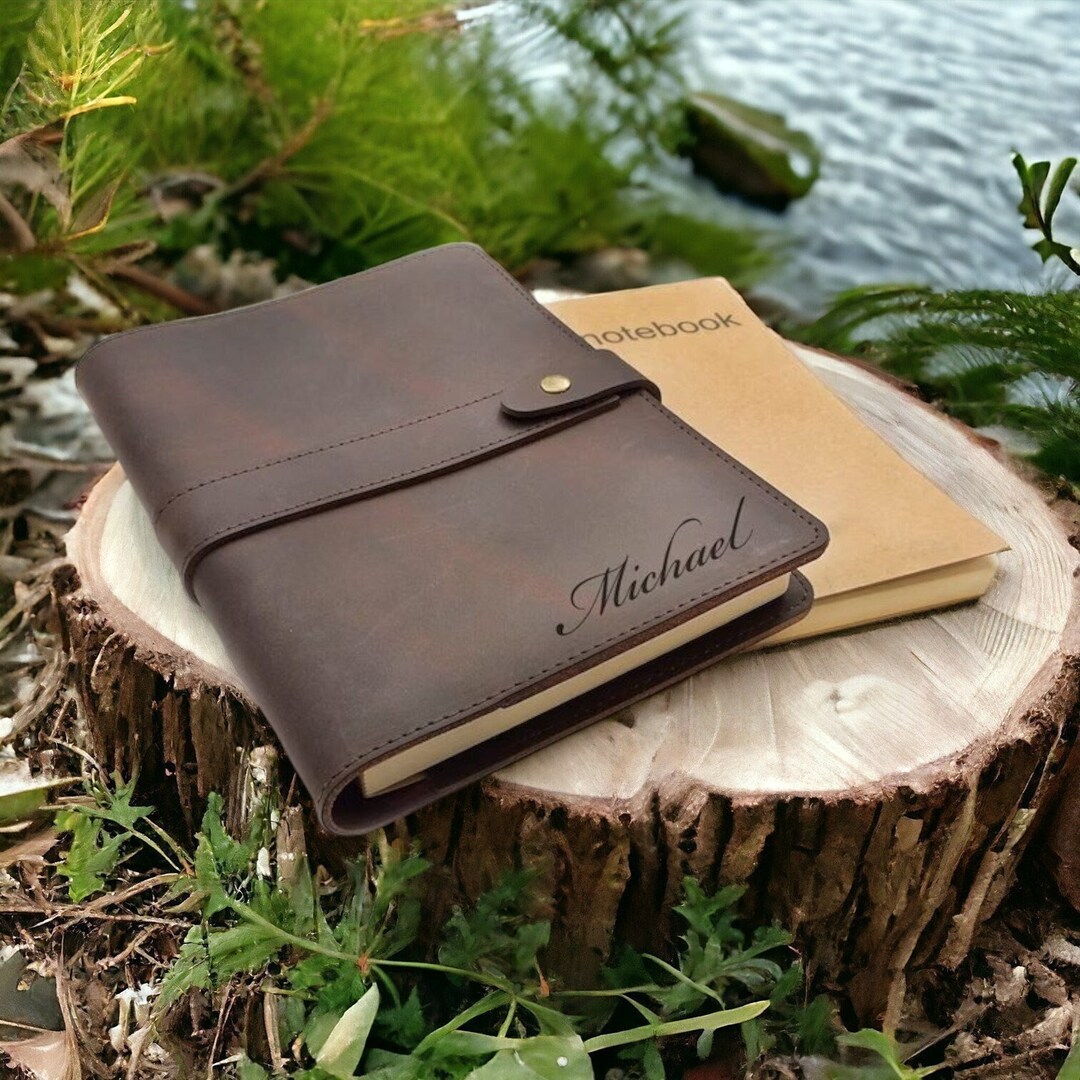 Personalized LEATHER JOURNAL for Men Women Custom Engraved Notebook ...