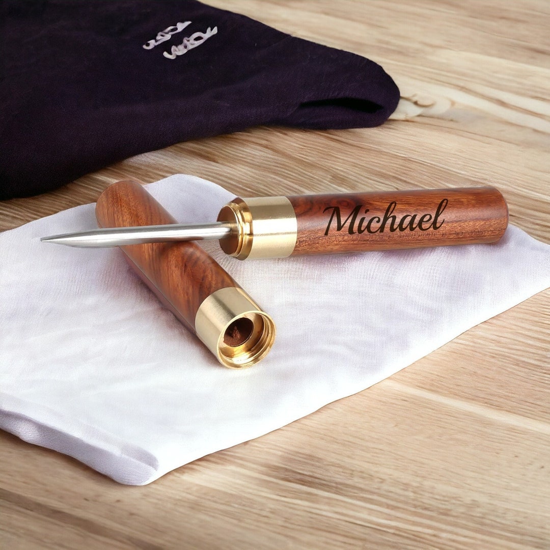 Personalized ICE PICK Wood Bartender Bar Barware Bridesmaid Birthday ...
