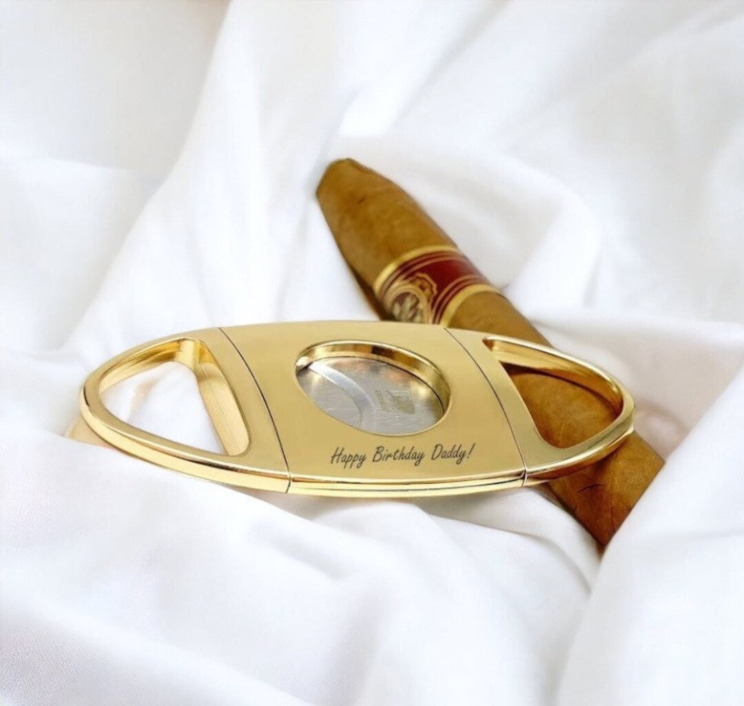 Personalized CIGAR CUTTER Cigars Accessories Groomsmen Birthday Gift ...