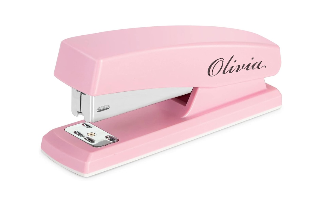 Personalized PINK STAPLER Staplers Office Teacher Bridesmaid Gift for ...