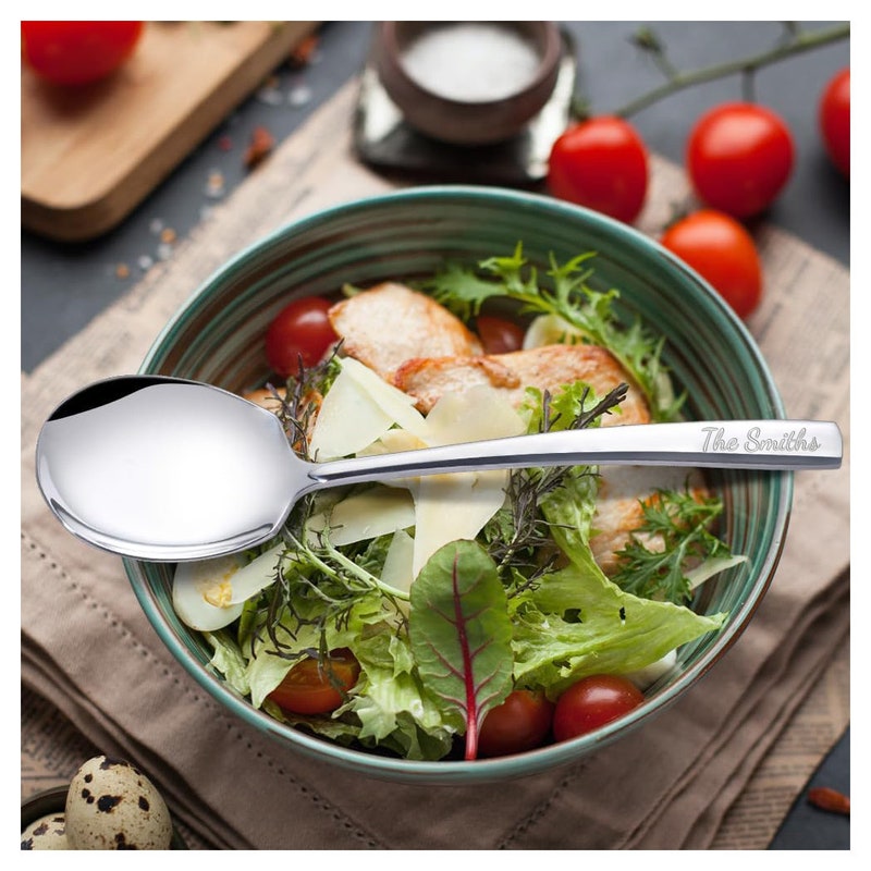 Large Serving Spoon Silver - Etsy