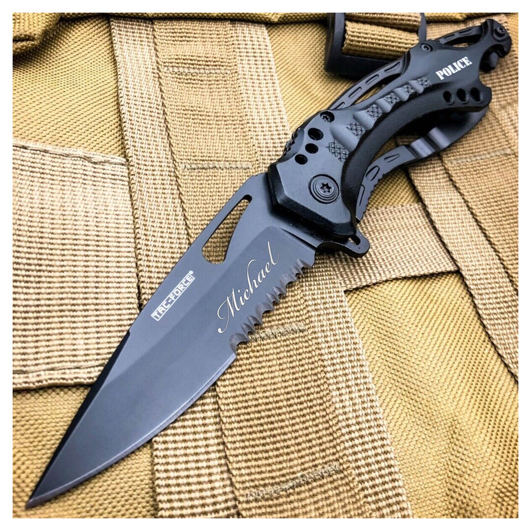 Personalized POLICE POCKET KNIFE for Knives Law Enforcement Officer Cop ...