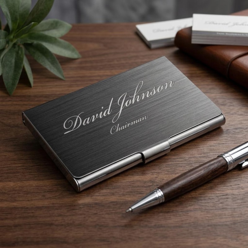 Business Card Holder Bag - Etsy