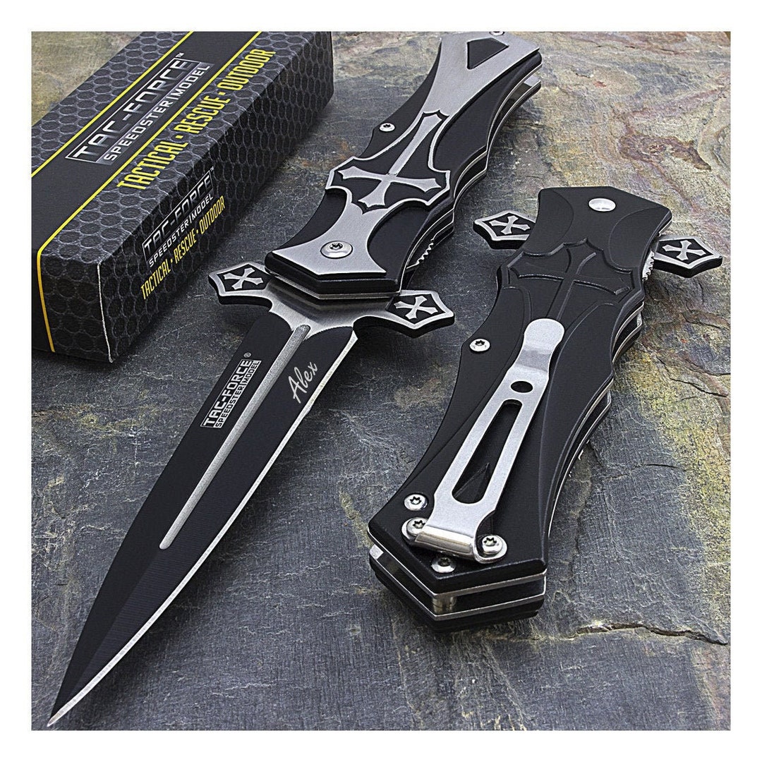 Personalized CELTIC CROSS Pocket Knife With Clip Knives Knife Groomsmen ...