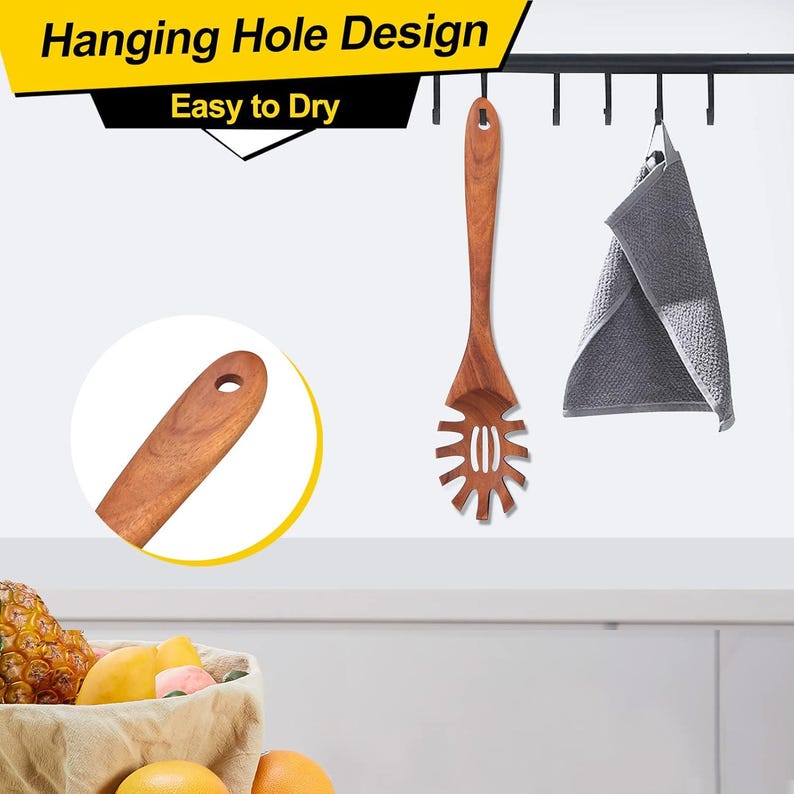Personalized PASTA SPOON Spaghetti Fork Ladle Chef Kitchen Cooking ...