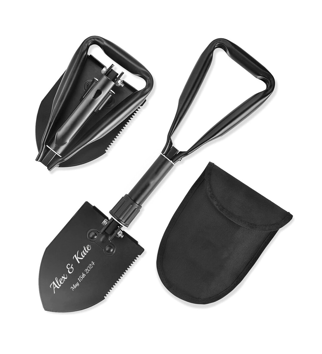 Personalized SHOVEL Foldable Portable Groomsmen Birthday Gift for Him ...