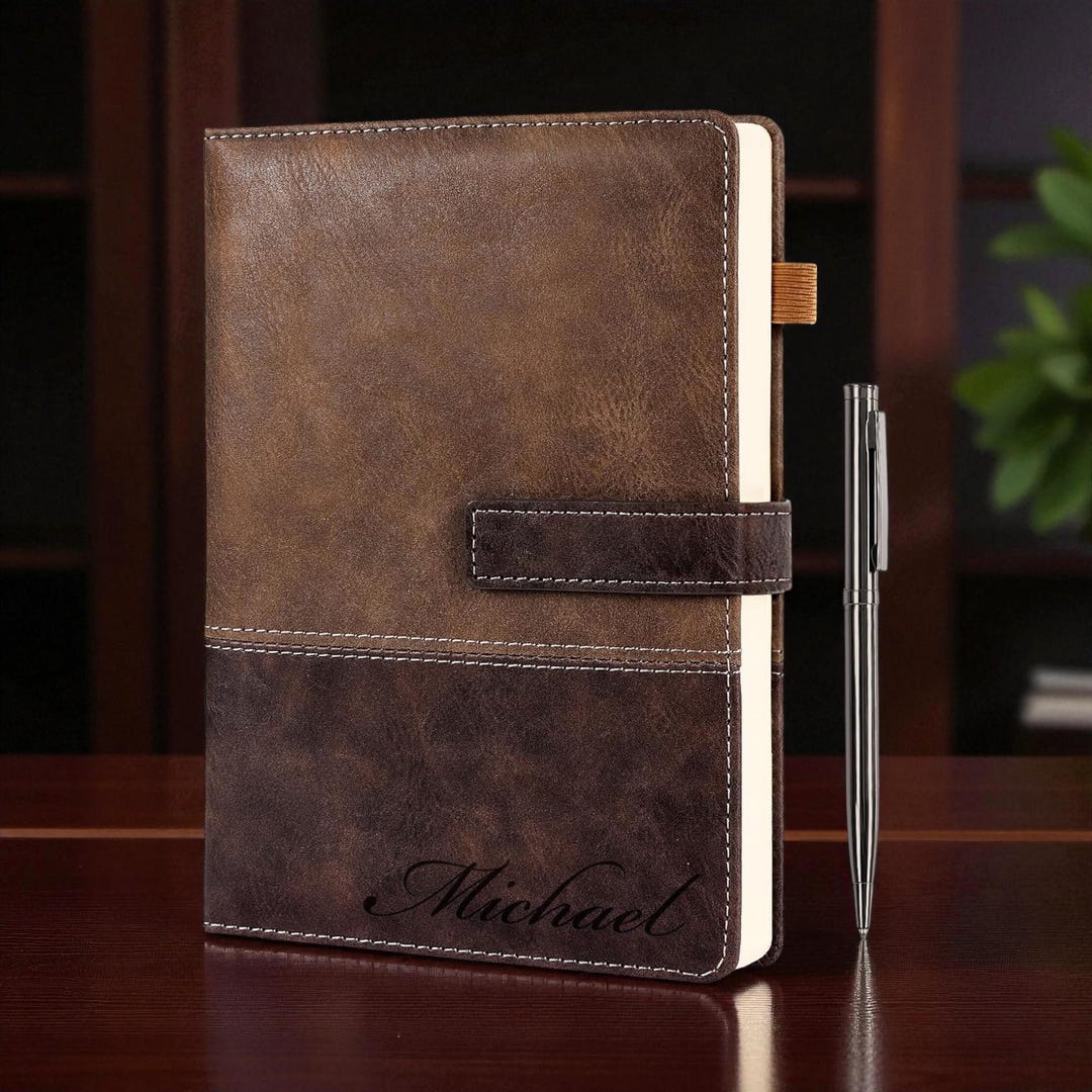 Personalized LEATHER JOURNAL for Men Women Travel Diary Notebook ...