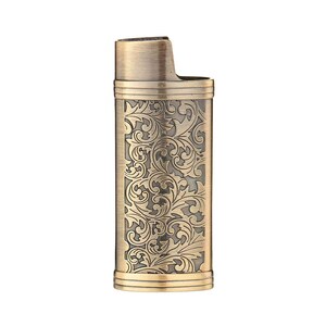 Personalized LIGHTER CASE Brass Holder Sheath Groomsmen Birthday Gift ...