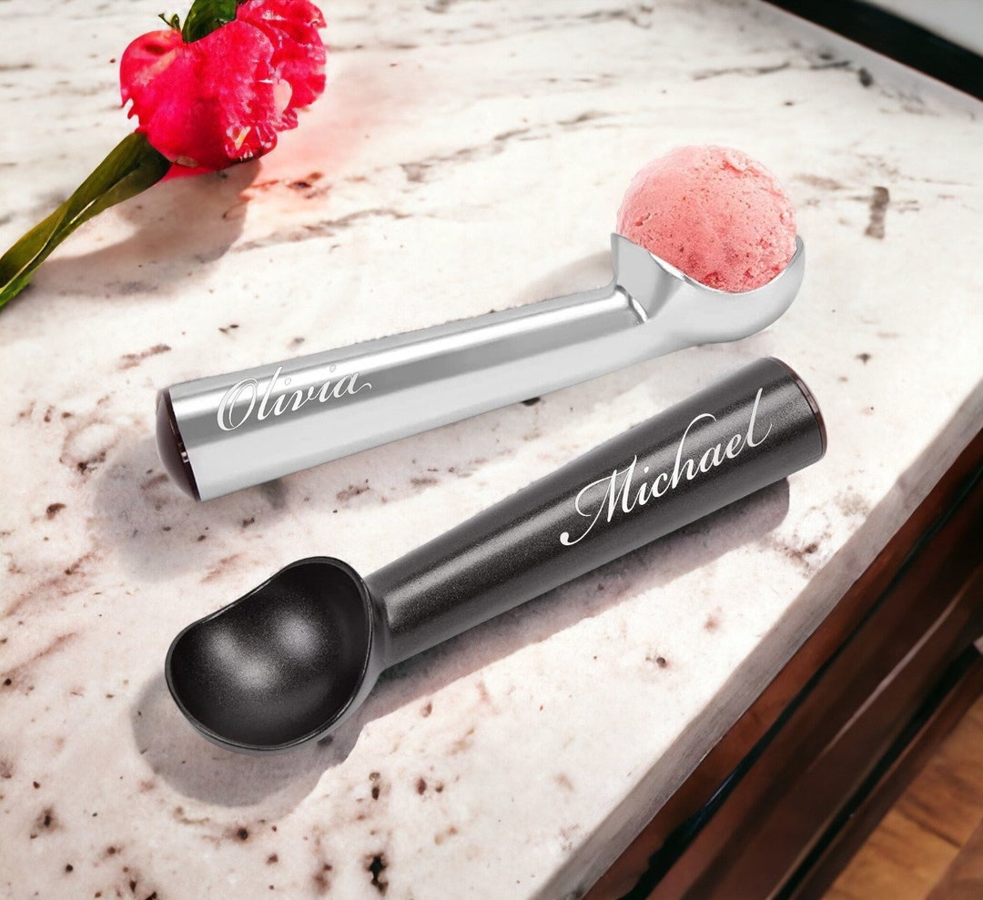 Personalized ICE CREAM SPOON Scoop Scooper Scoopers Melon Baller ...