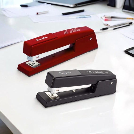 Personalized STAPLER Custom Engraved Office Work Staplers Teacher Appreciation Gifts for Him Dad Men Boyfriend Women Her Mom Retirement Boss Etsy