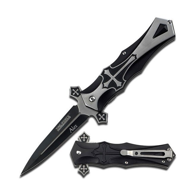 Personalized CELTIC CROSS Pocket Knife With Clip Knives Knife Groomsmen ...