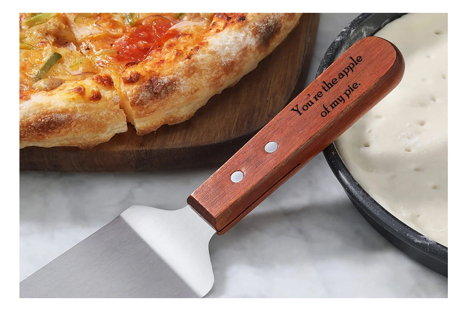 Personalized CAKE SERVER Pizza Pie Pastry Serving Wood Birthday Gift ...