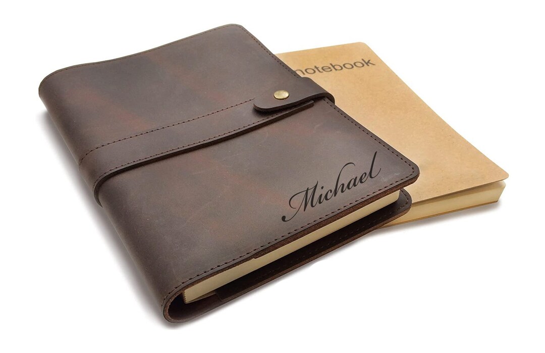 Personalized LEATHER JOURNAL for Men Notebook Cover Custom - Etsy