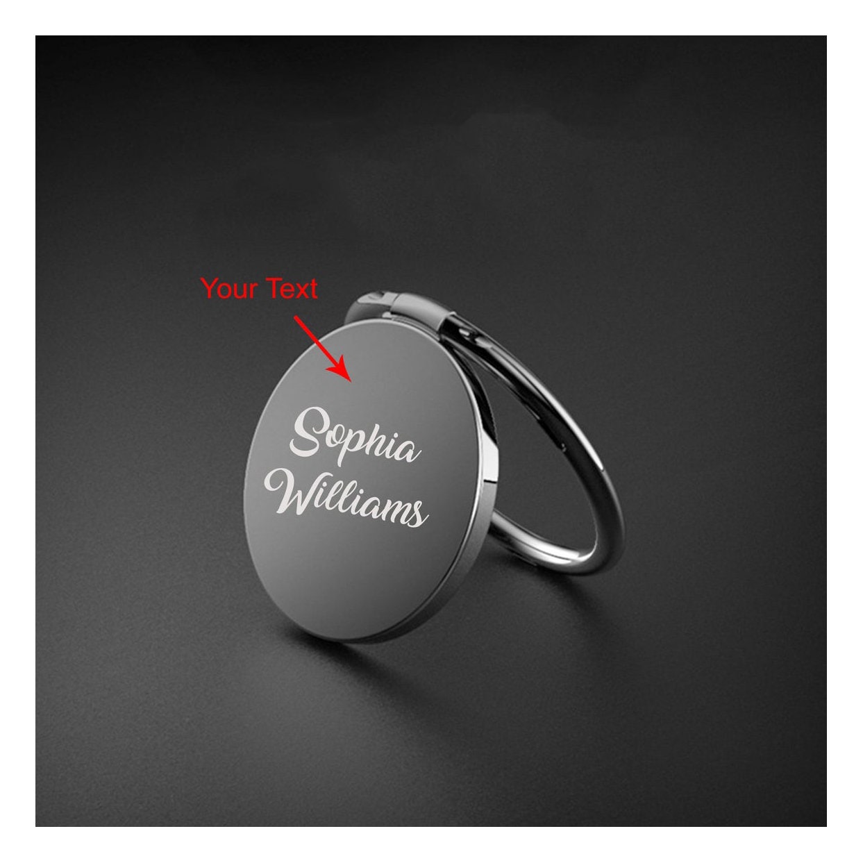 Personalized PHONE RING Socket Stand Holder Grip Universal Accessories ...