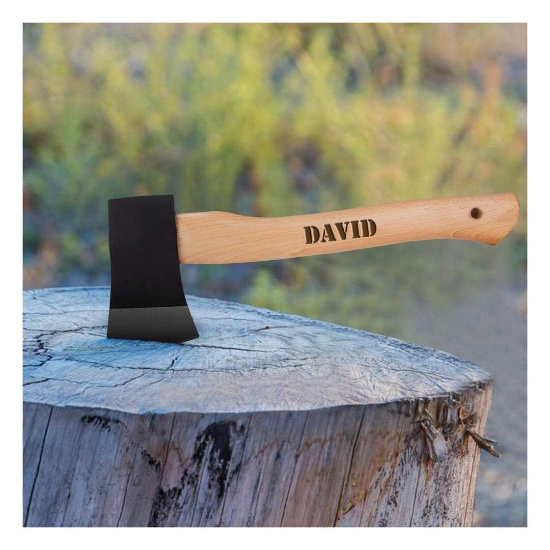 Personalized HAND AXE Axes Custom Engraved Groomsmen Gifts for Him Dad ...