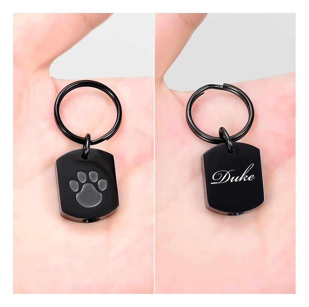 Personalized CREMATION URN KEYCHAIN Ashes Jewelry Ash Keychain Key ...