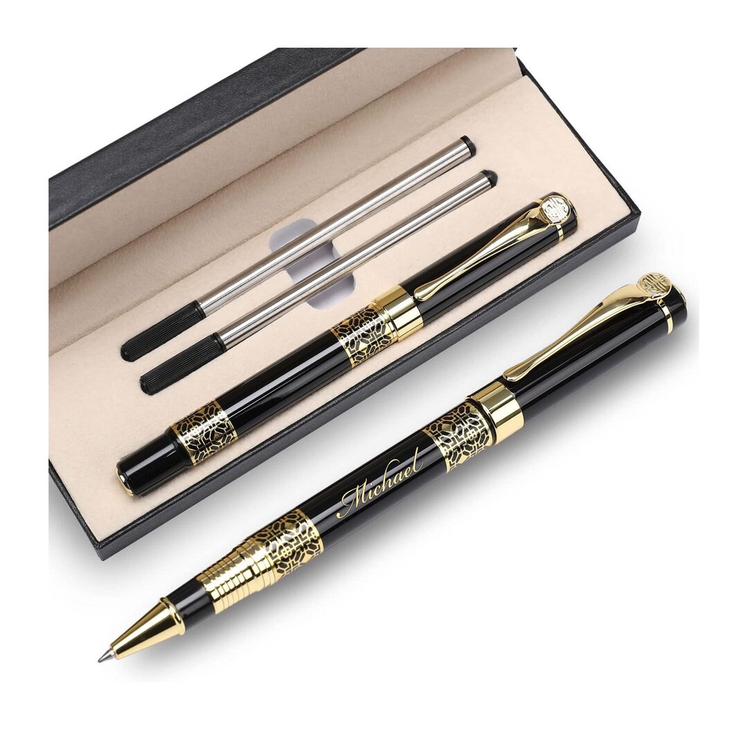 Personalized EXECUTIVE PEN Custom Pens Engraved Groomsmen Gifts for Him ...