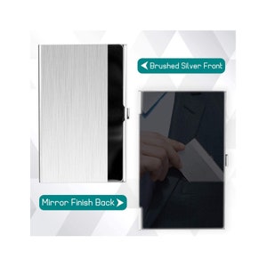 Personalized BUSINESS CARD HOLDER Case Office Desk Corporate Work Boss ...