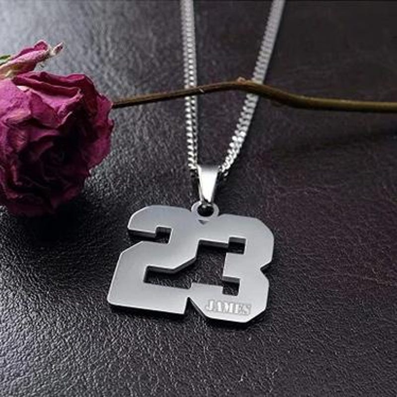 Number Necklace - Etsy