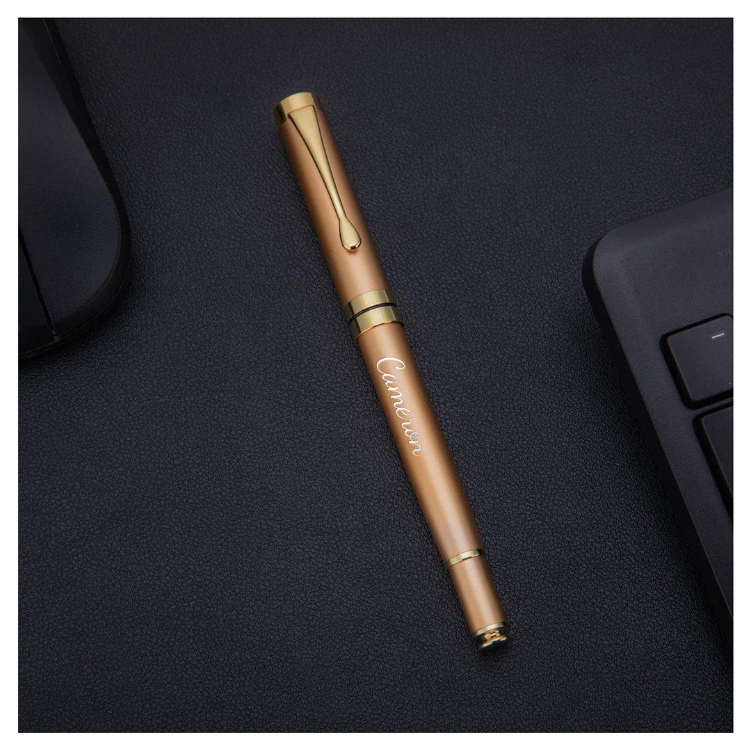 Personalized EXECUTIVE PEN Custom Engraved Pens Groomsmen Gifts for Him ...