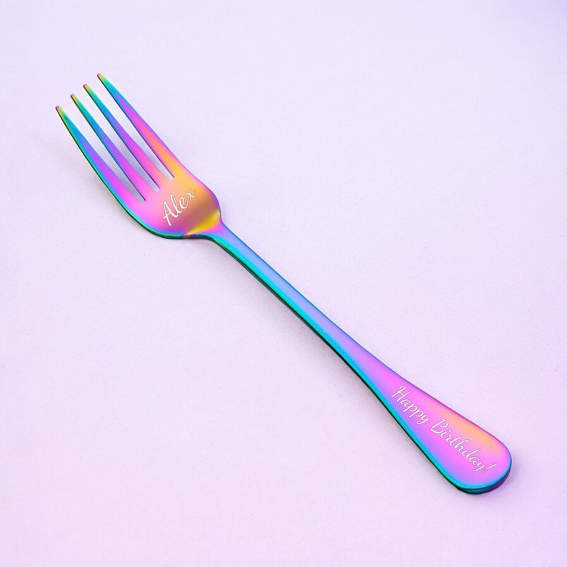 Personalized FORK Utensil Dinnerware Kitchen Cooking Bridesmaid ...