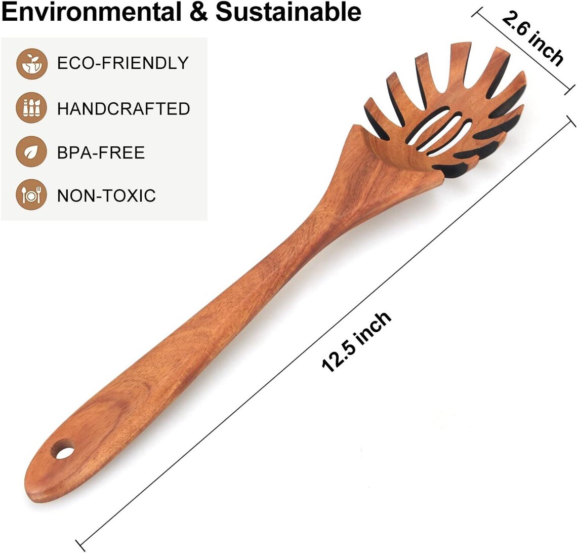 Personalized PASTA SPOON Spaghetti Fork Ladle Chef Kitchen Cooking ...